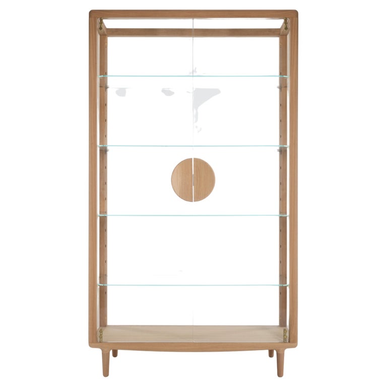 Revised Falmer-Vitrine, Schrank aus massivem Eichenholz, Design Sjoerd ...