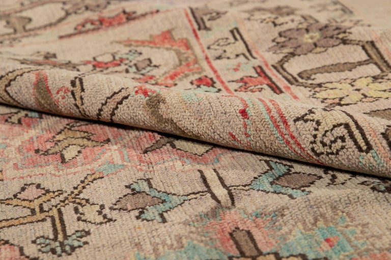 Revival Modern Handmade Colorful Wool Rug For Sale at 1stDibs