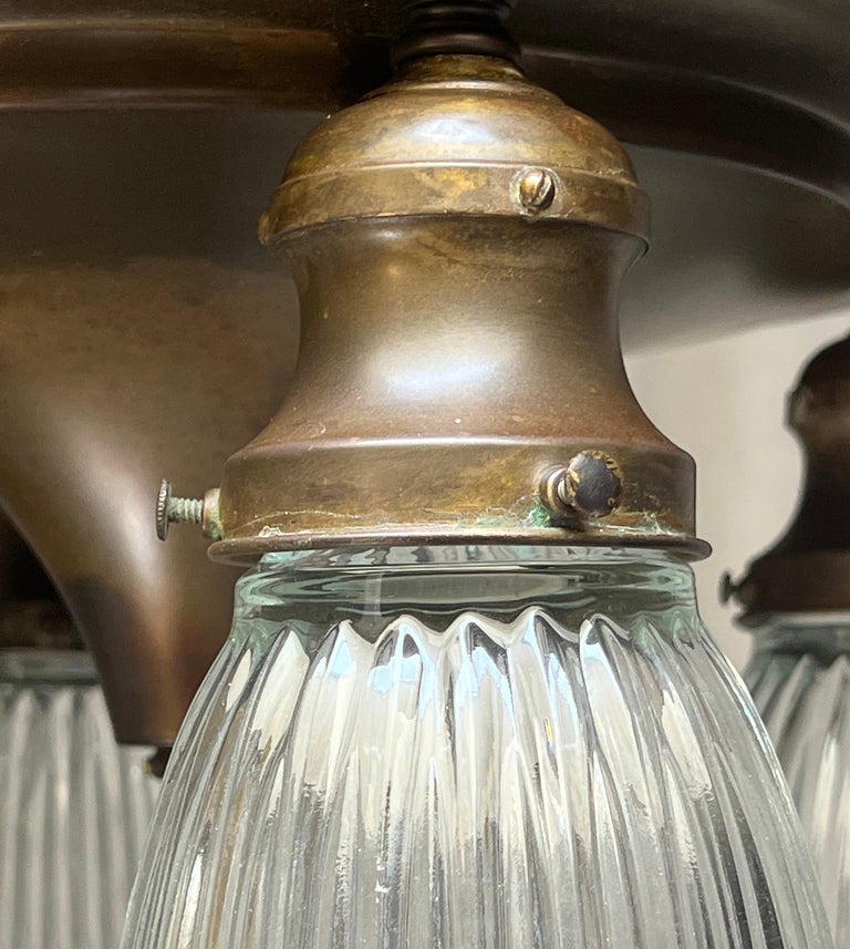 Rewired Vintage Ceiling Pan Light, circa 1930 For Sale at 1stDibs