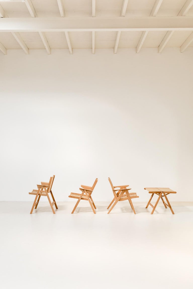 Rex Lounge Chair in Natural Oak, Solid Frame + Plywood, Mid-Century ...