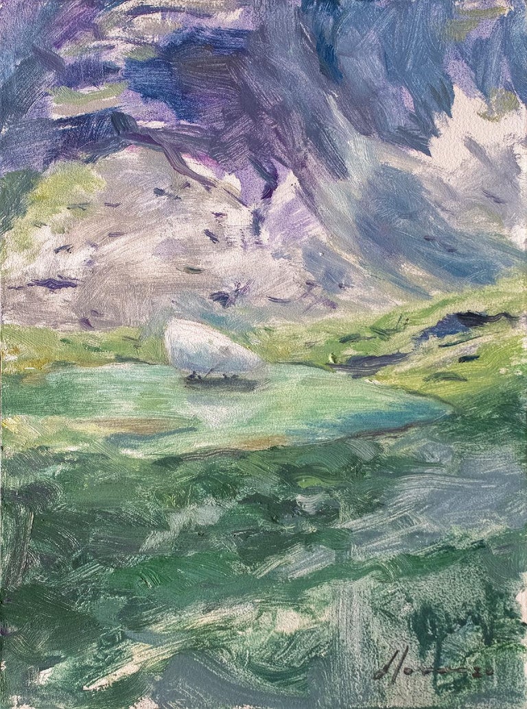 Reynier Llanes - The Sailor, oil/board, Cuban-American Artist ...