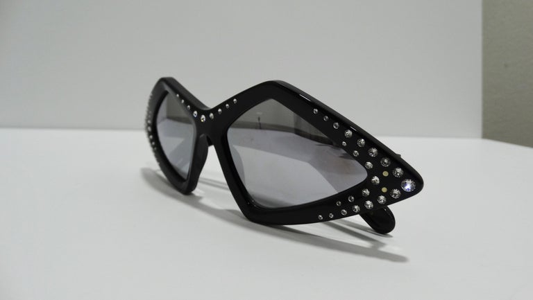 Rhinestone Gucci sunglasses For Sale at 1stDibs