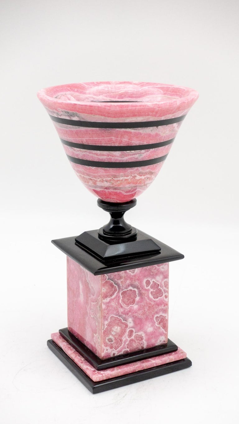 Rhodochrosite-Obsidian Chalice at 1stDibs