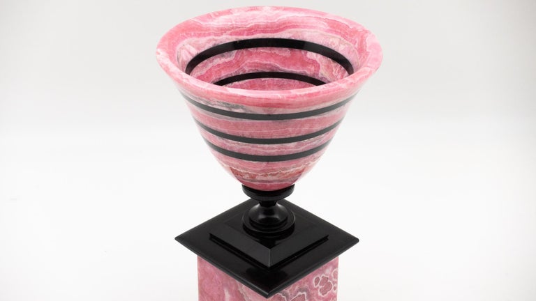 Rhodochrosite-Obsidian Chalice at 1stDibs