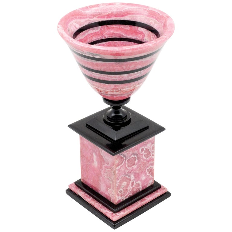 Rhodochrosite-Obsidian Chalice at 1stDibs