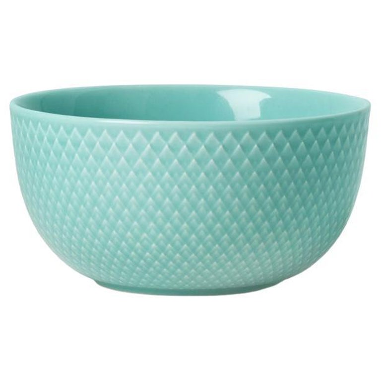 Rhombe Colour Bowl, Aqua, Ø: 5.1" For Sale at 1stDibs