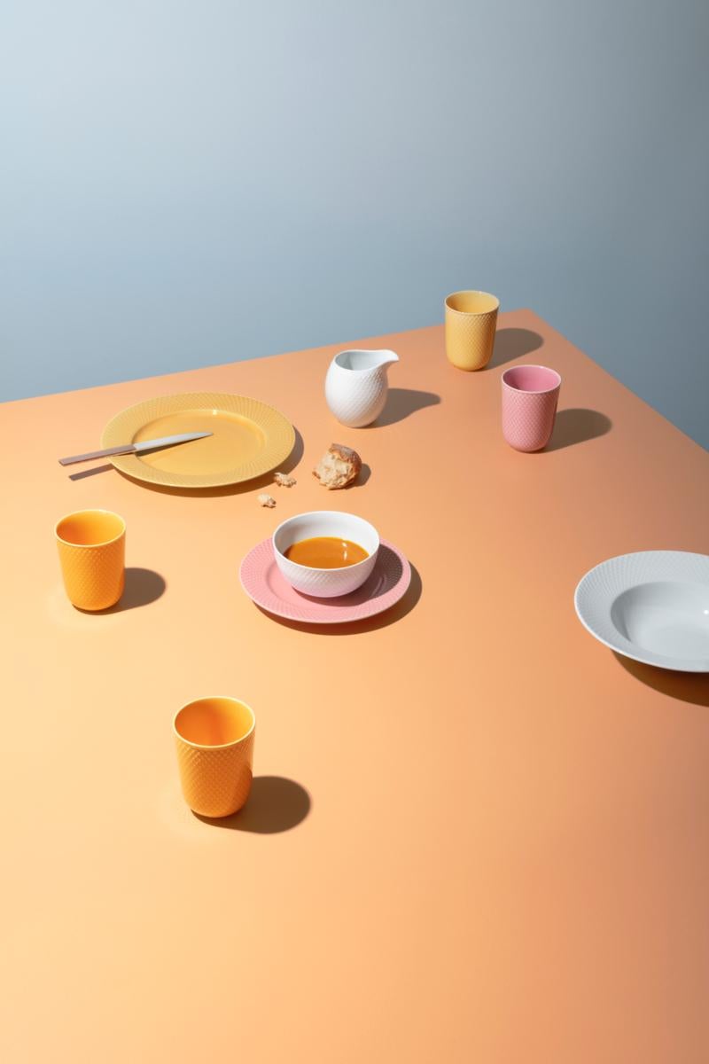 Rhombe Color Dinner Plate, Sand For Sale at 1stDibs