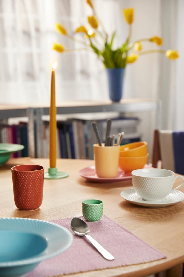 Rhombe Color Mug, Terracotta, 11.2 Oz For Sale at 1stDibs