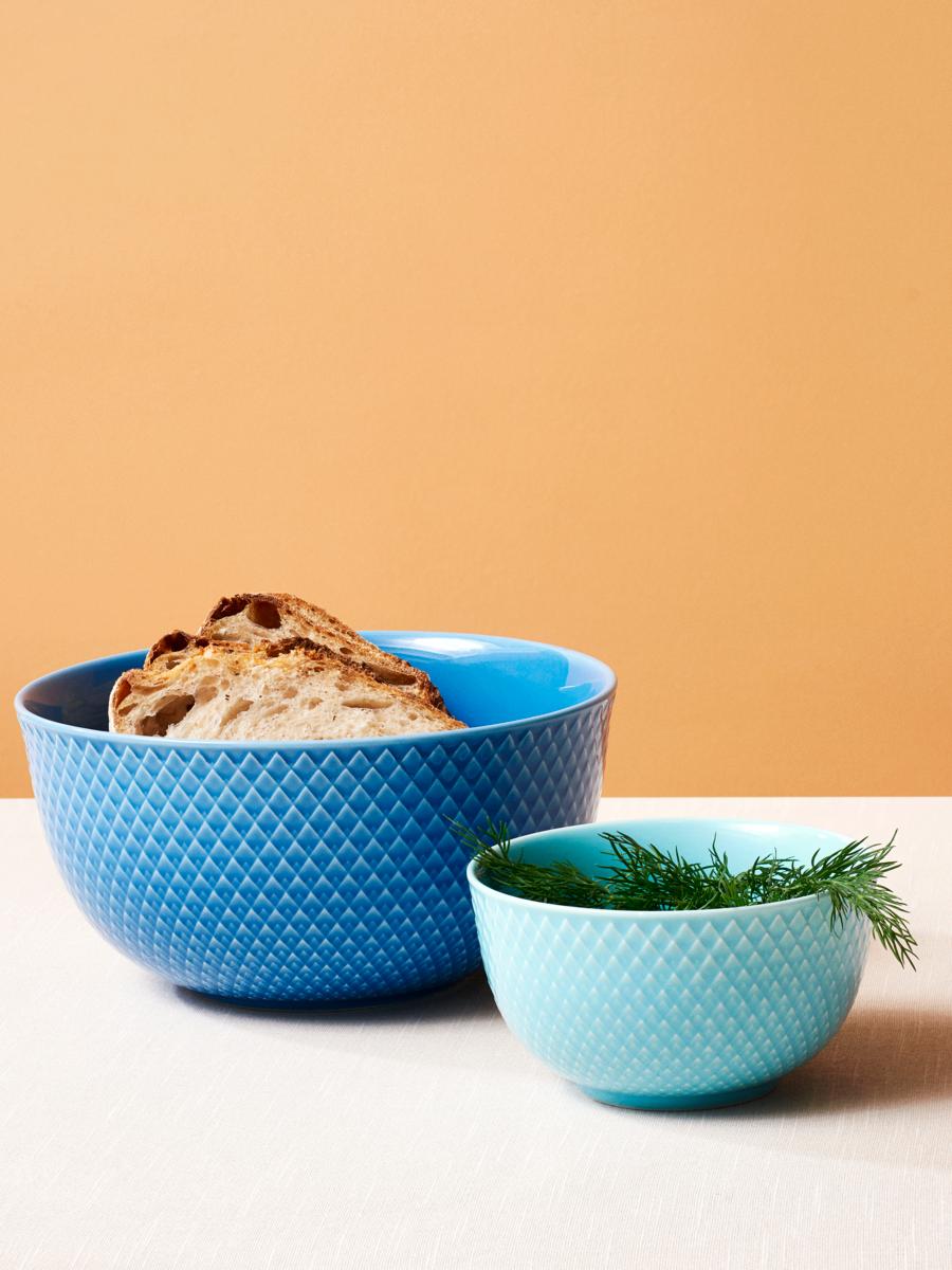 Rhombe Color Serving Bowl, Blue For Sale at 1stDibs