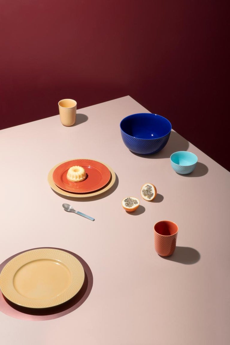 Rhombe Color Serving Bowl, Dark Blue For Sale at 1stDibs