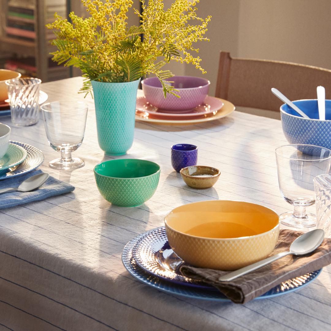 Rhombe Color Vase Aqua Porcelain For Sale at 1stDibs