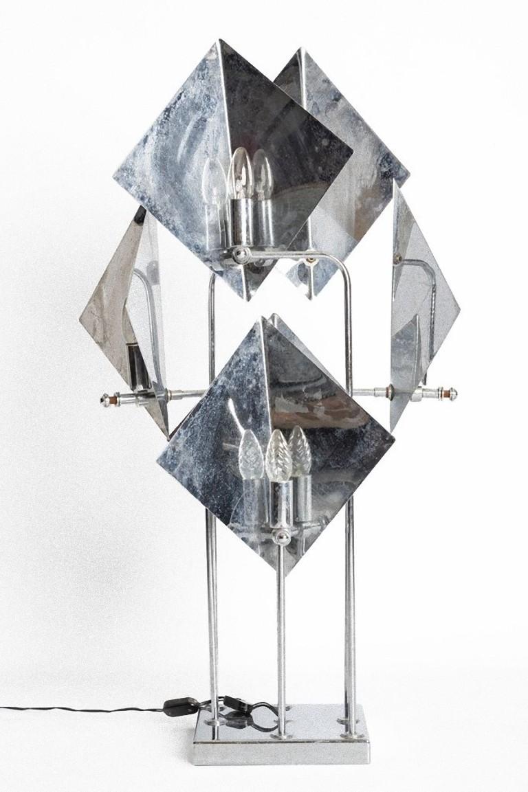 Rhombus Lamp by Space Age, Italy, 1970s at 1stDibs