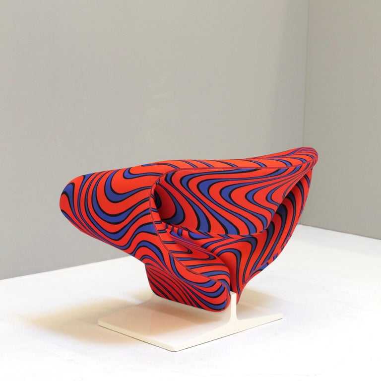 Ribbon Chair F582 by Pierre Paulin and Jack Lenor Larsen fabrics for ...