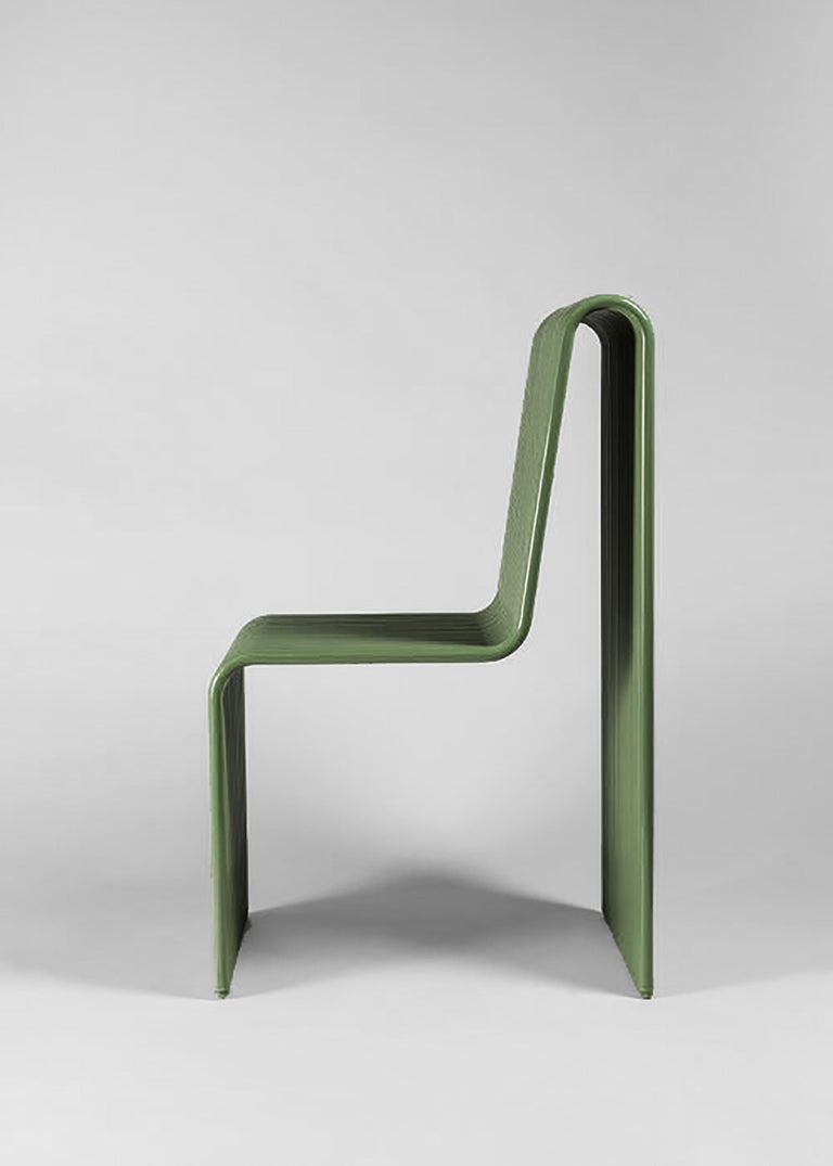 Ribbon Contemporary Chair in Aluminium Tubes For Sale at 1stDibs