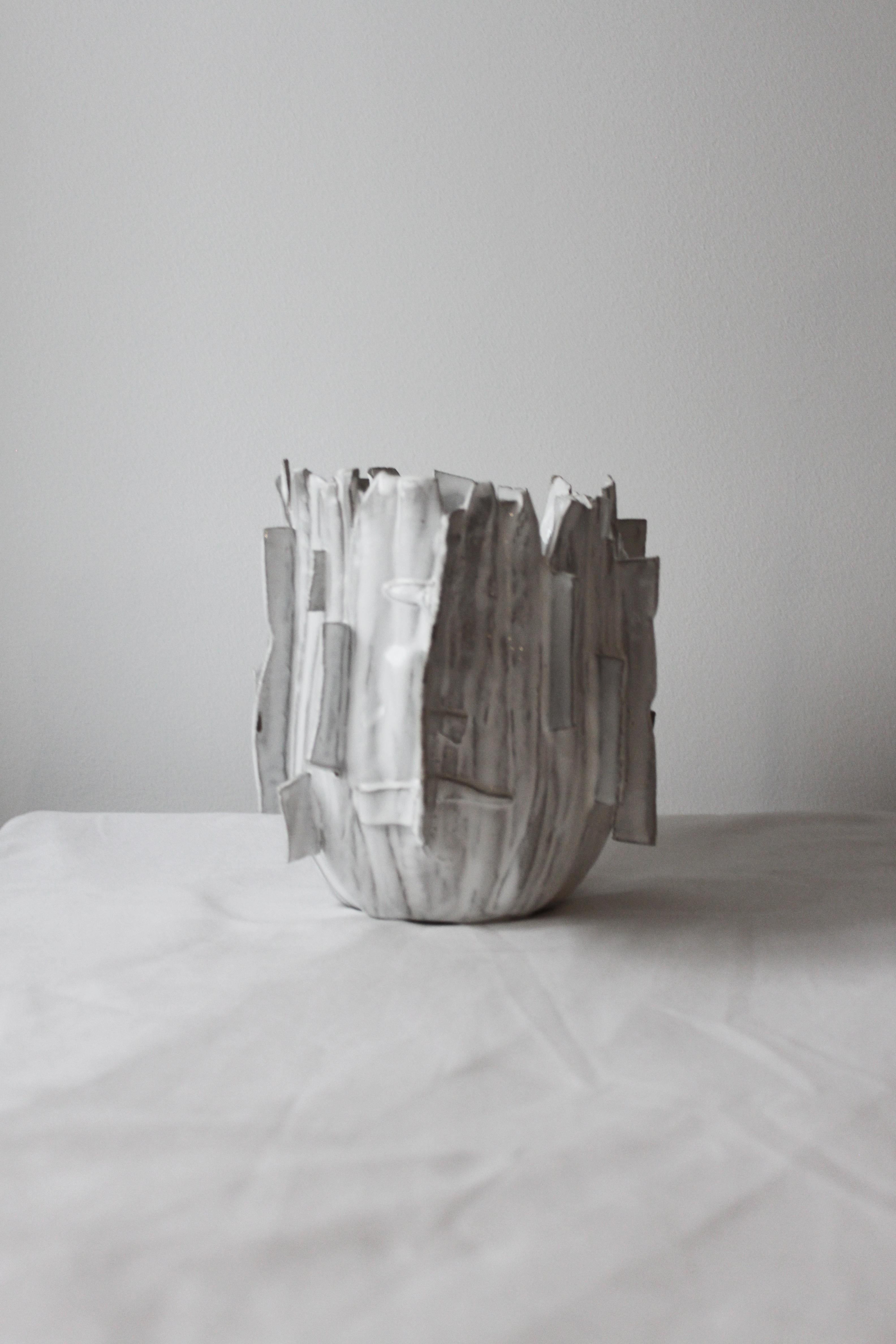 Ribbonear Ceramic Vase by Lava Studio Ceramics For Sale at 1stDibs