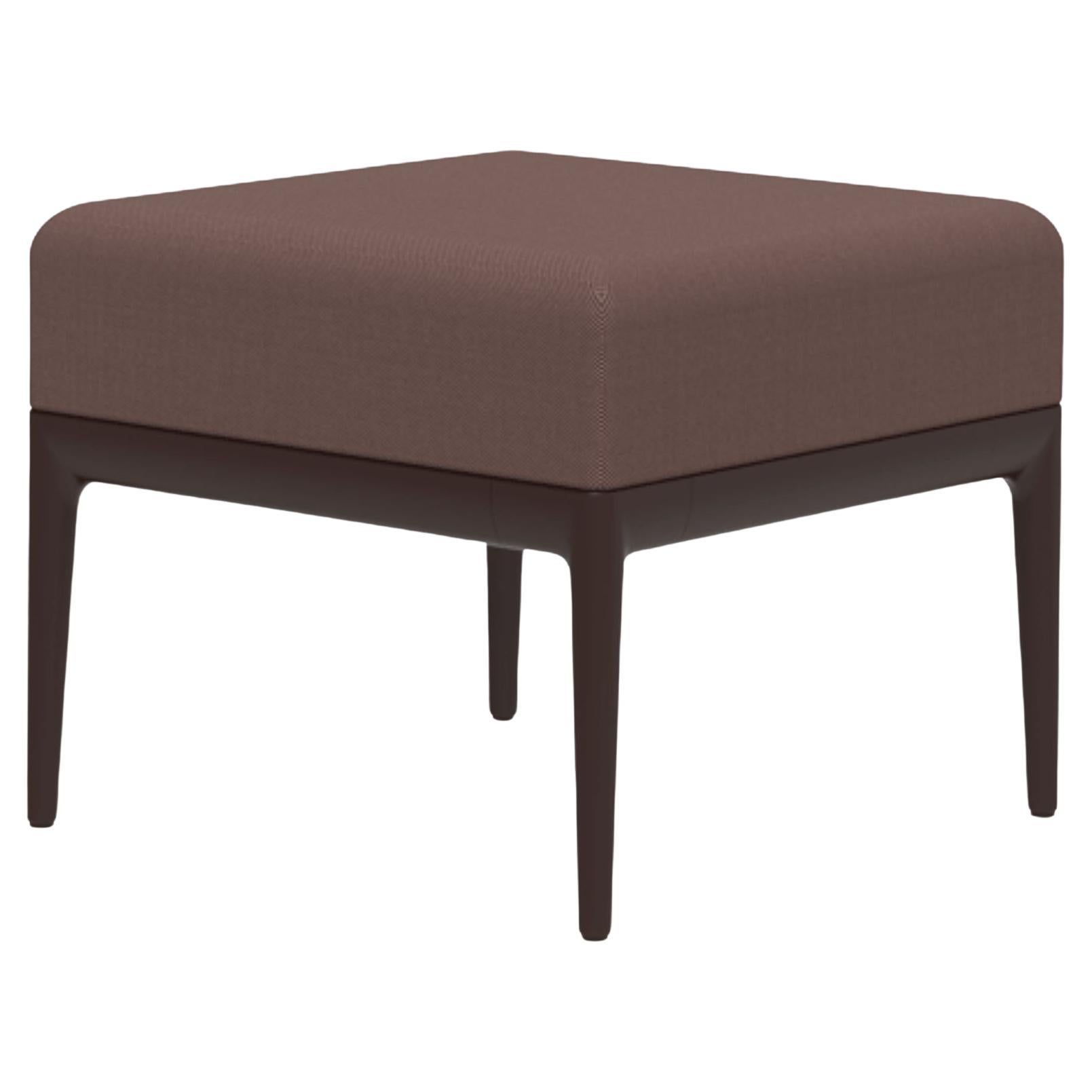 Vintage Egyptian Patterned Leather Puff 'Seat' For Sale at 1stDibs