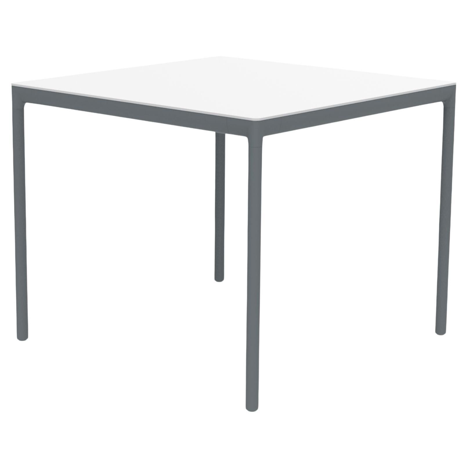 Alias T08_O Ten Outdoor Table 90x45 in Grey Glazed Ceramic Top w ...