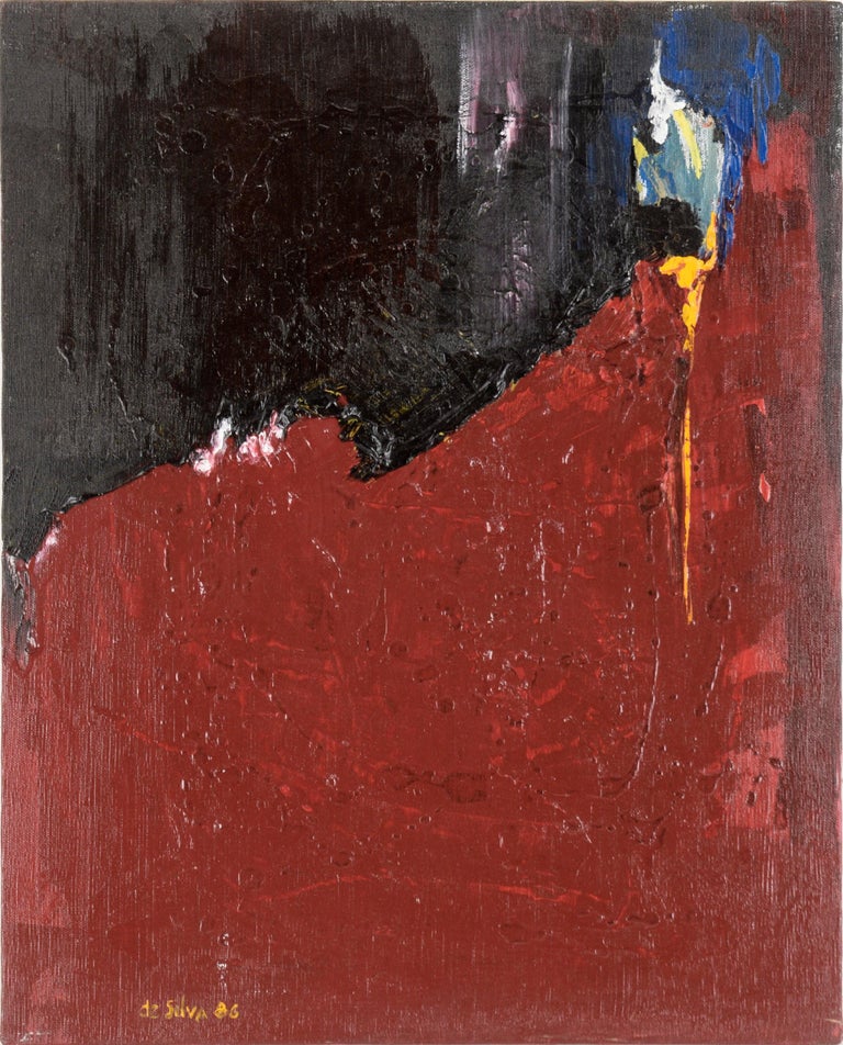 Ricardo de Silva - Red and Black Abstract Expressionist - Tribute to ...