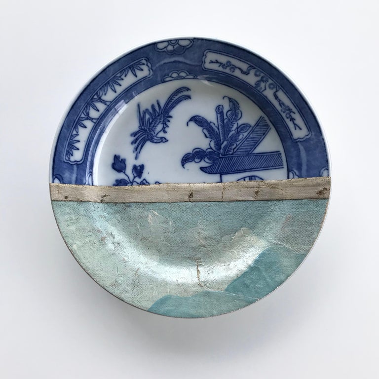 "Rice Fields on Bali" Contemporary Mixed-Media on Ceramic Plates ...