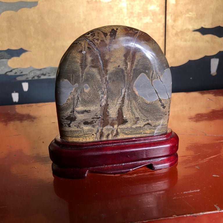 Rich Blue Viewing Stone, Extraordinary Art, Fine Gift at 1stDibs