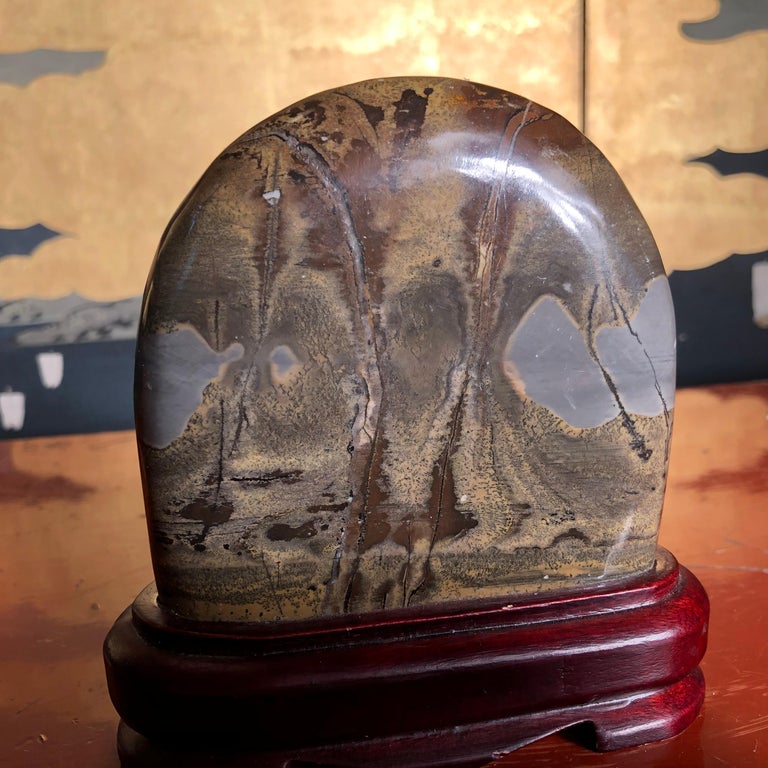 Rich Blue Viewing Stone, Extraordinary Art, Fine Gift at 1stDibs