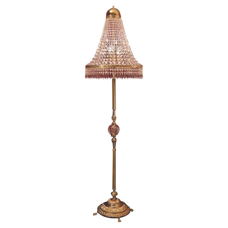 Rich Luxury 3-Lights Floor Lamp in 24kt Gold Plated Finishing and ...
