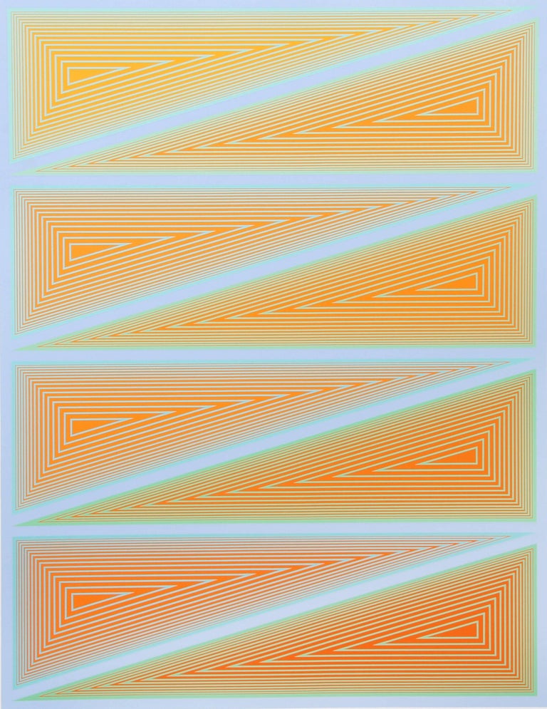 Richard Anuszkiewicz - Inward Eye #10, OP Art Serigraph by Anuszkiewicz ...