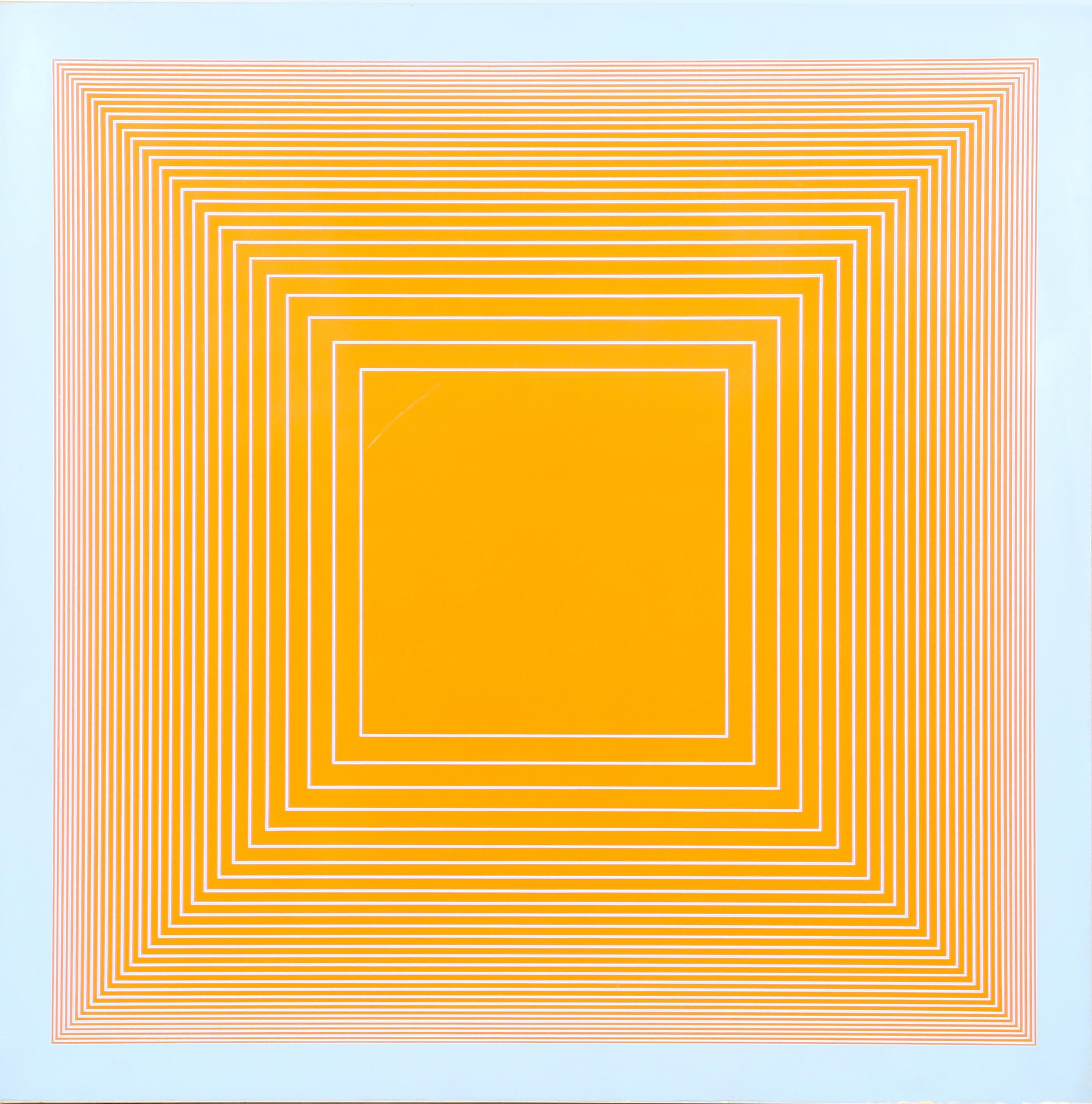 Richard Anuszkiewicz - Inward Eye #3, OP Art Silkscreen by Anuszkiewicz ...