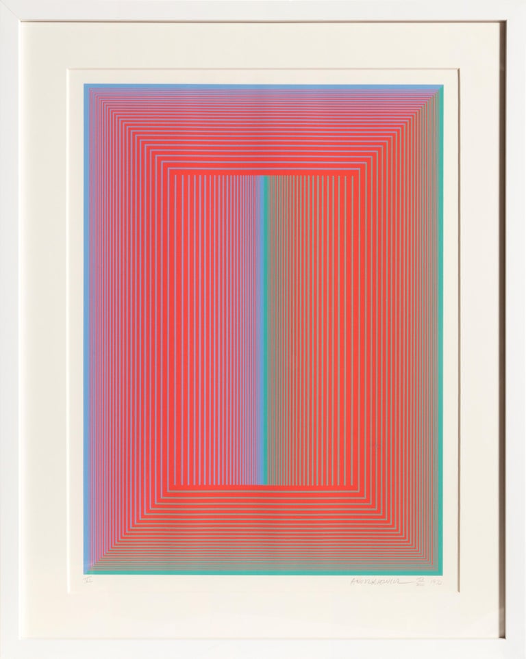 Richard Anuszkiewicz - Sequential VI, Op Art Screenprint by Richard ...