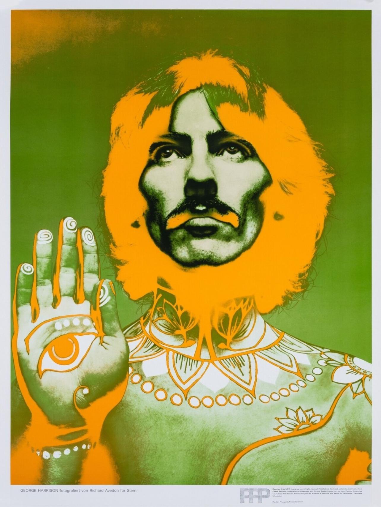 Avedon, George Harrison (The Beatles), Stern Magazine, edición alemana ...