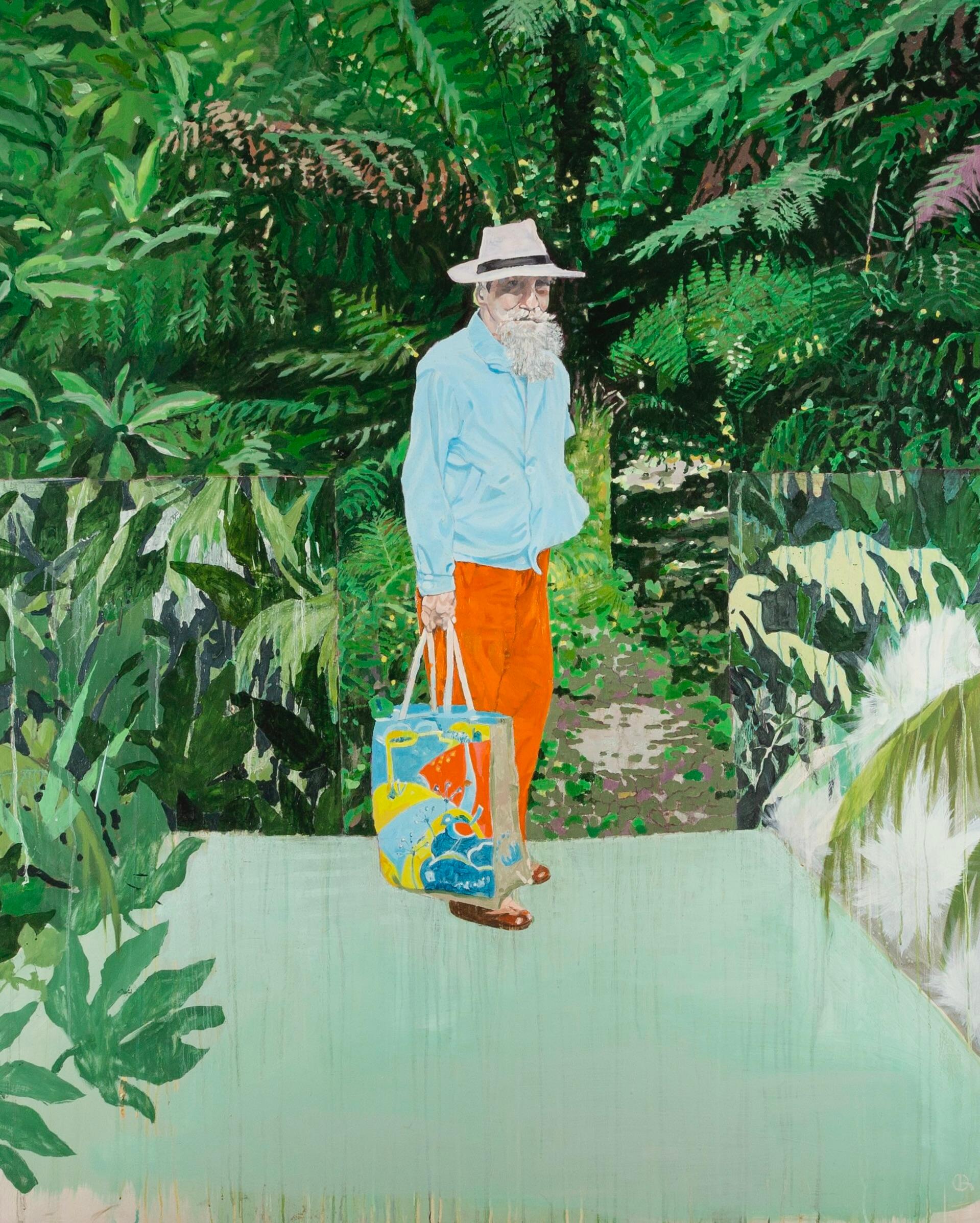Richard Ballinger - In the Garden, 2017 - Contemporary Landscape with ...