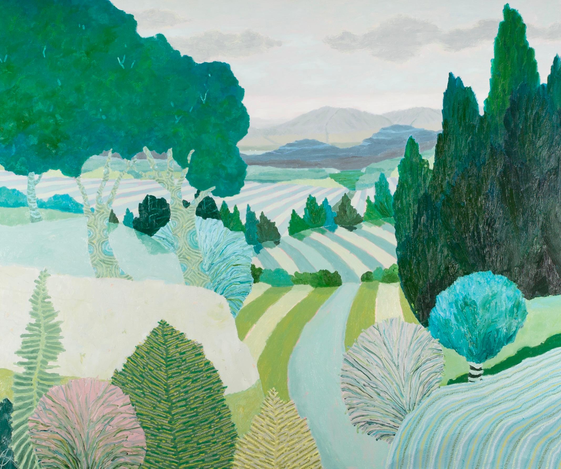 Richard Ballinger - Tall Trees Ploughed Field, 2024 - Large ...