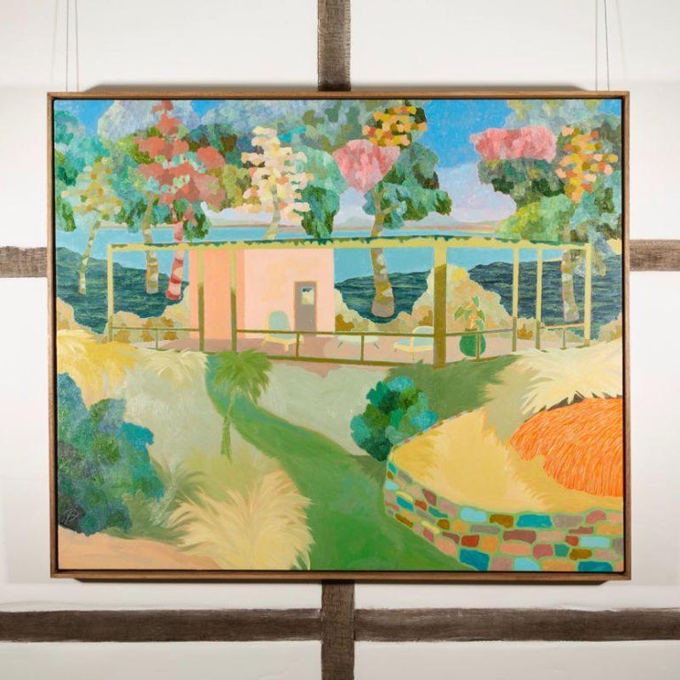 Richard Ballinger - The Glass House - large landscape painting ...