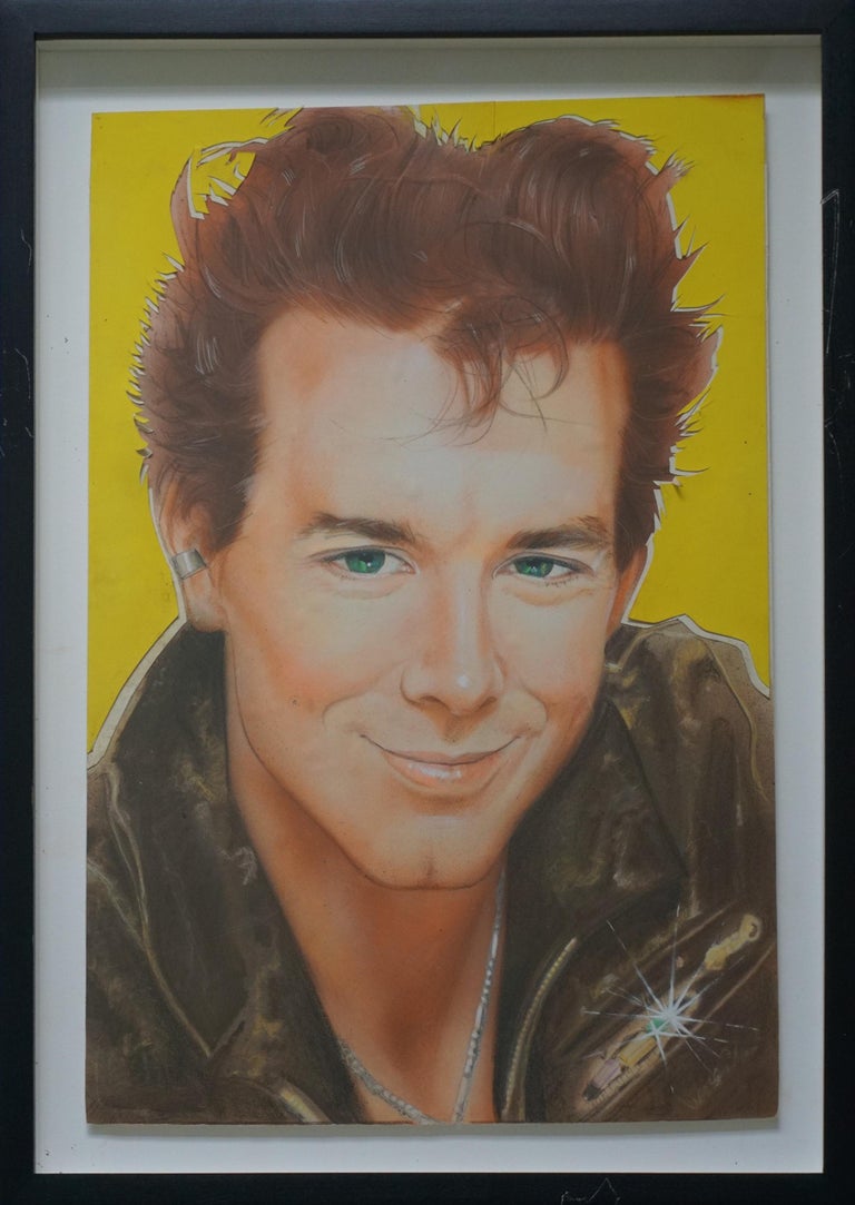 Richard Bernstein - Pop Art portrait of Actor Mickey Rourke for Andy ...
