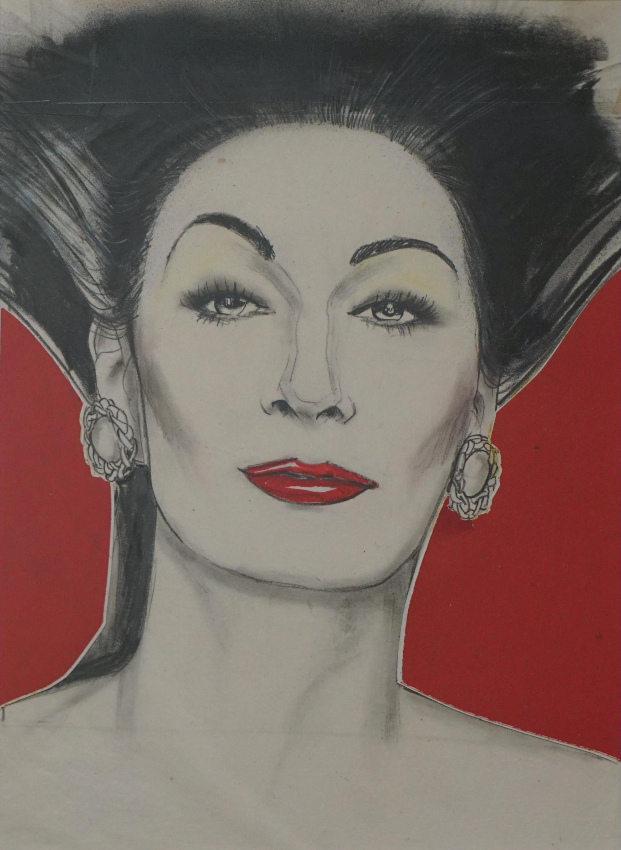 Richard Bernstein - Portrait Pop Art de l'actrice Apollonia van ...