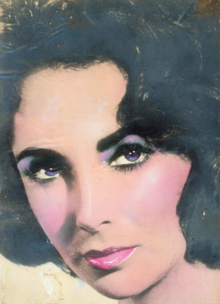Richard Bernstein - Pop Art portrait of Actress Elizabeth Taylor for ...