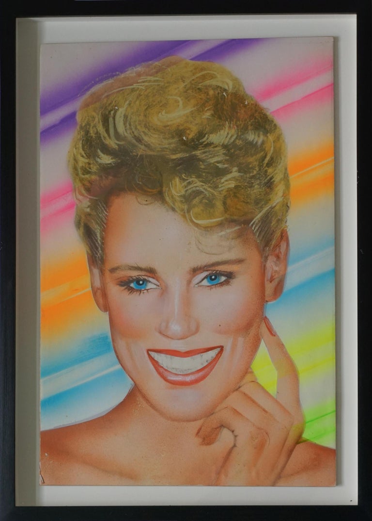 Richard Bernstein - Pop Art portrait of Actress Linda Hutton for Andy ...