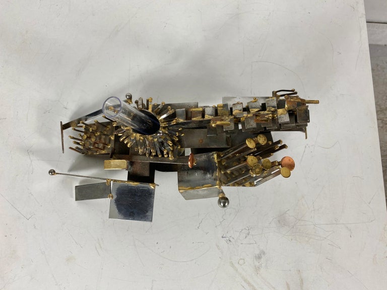 Richard Bitterman Brutalist Bud Vase or Sculpture For Sale at 1stDibs