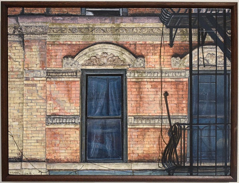 Richard Britell - Rivington (Photo-Realist Oil Painting of Classic NYC ...