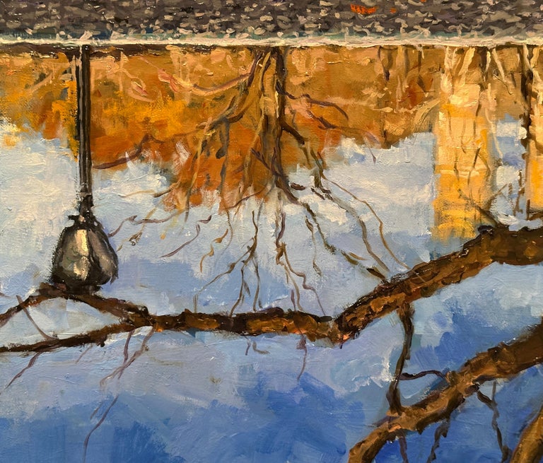 Richard Combes - CENTRAL PARK REFLECTION - Contemporary Realism / New ...