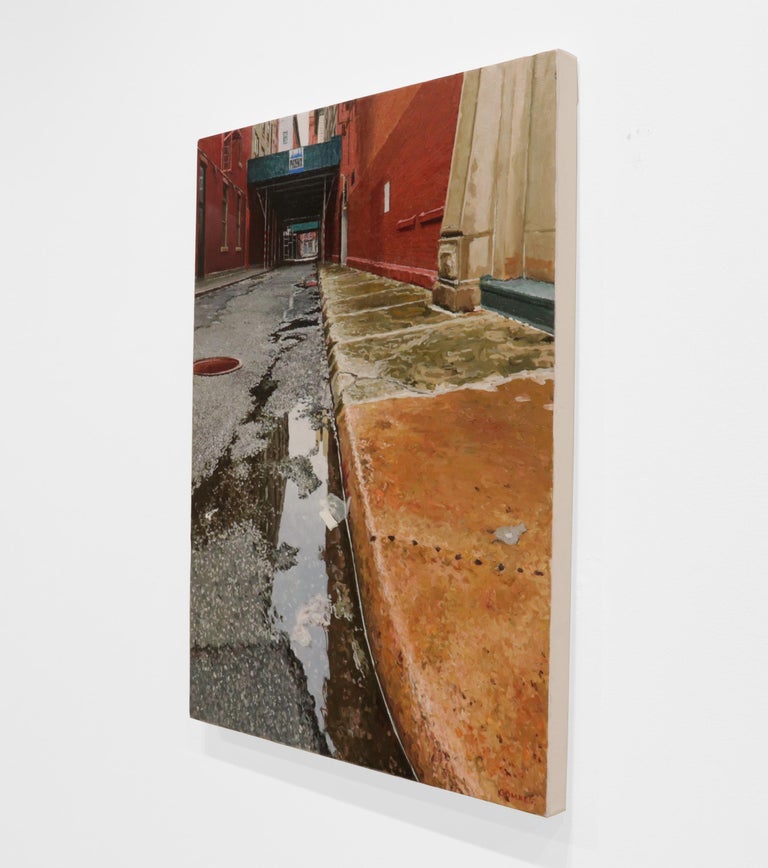 Richard Combes - THE MORNING AFTER, street corner, new york city ...