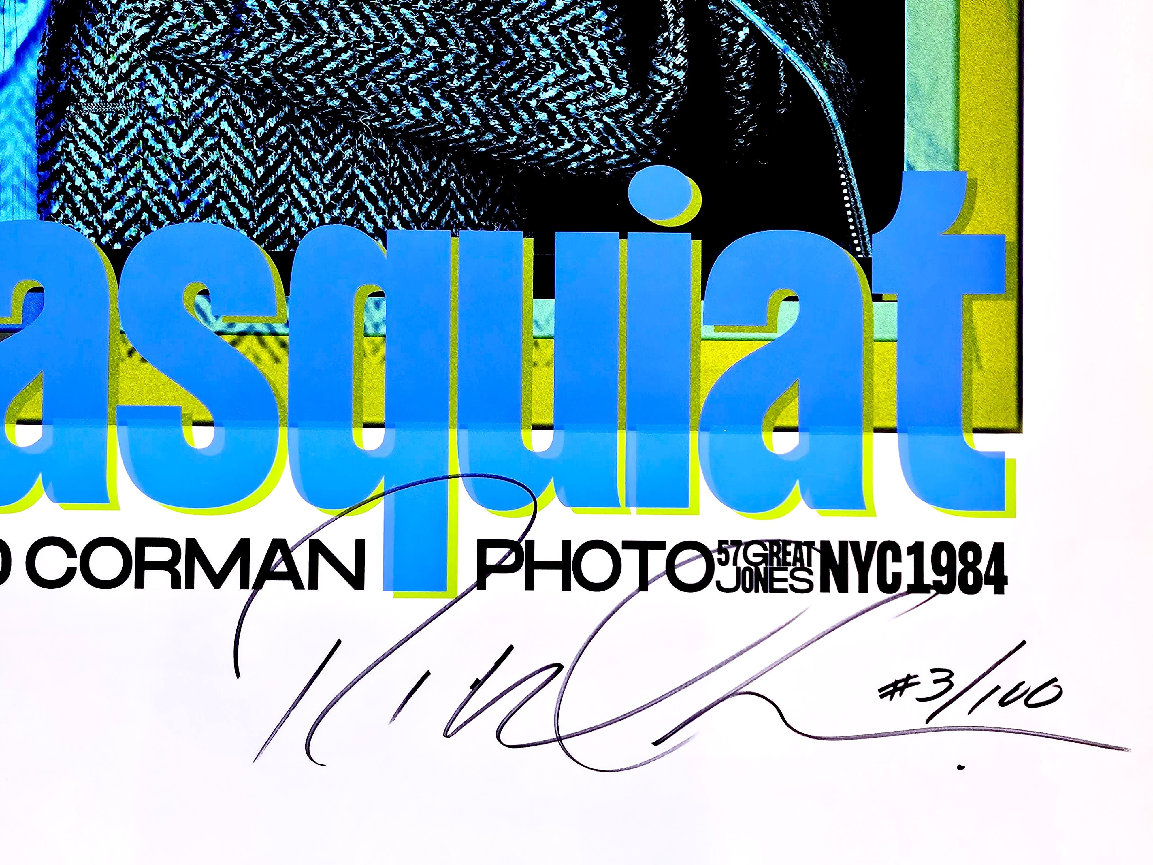 Richard Corman - Jean-Michel Basquiat 1984 (Azul) en venta en 1stDibs