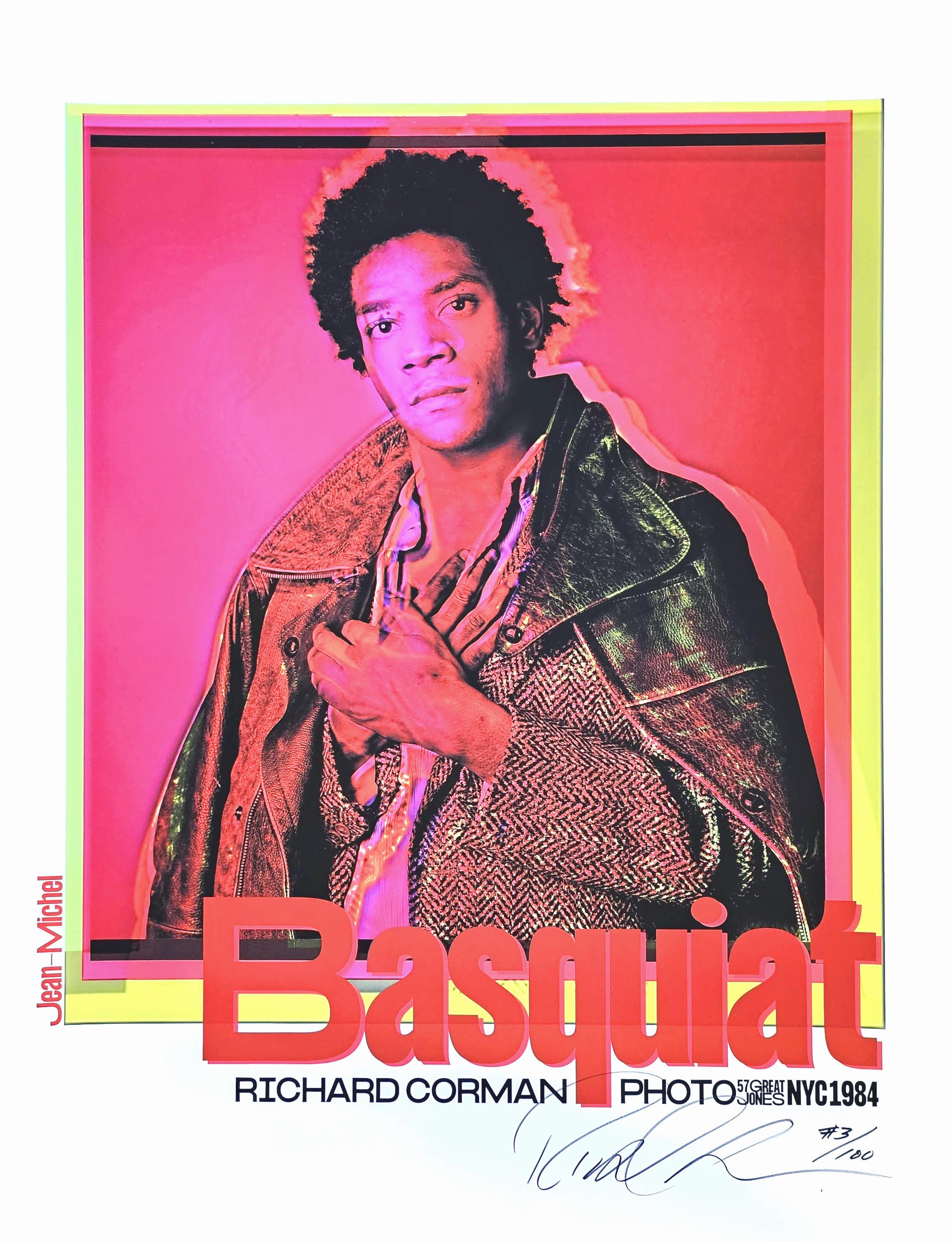 Richard Corman - Cartel de Jean-Michel Basquiat 1984 (Rojo) en venta en ...
