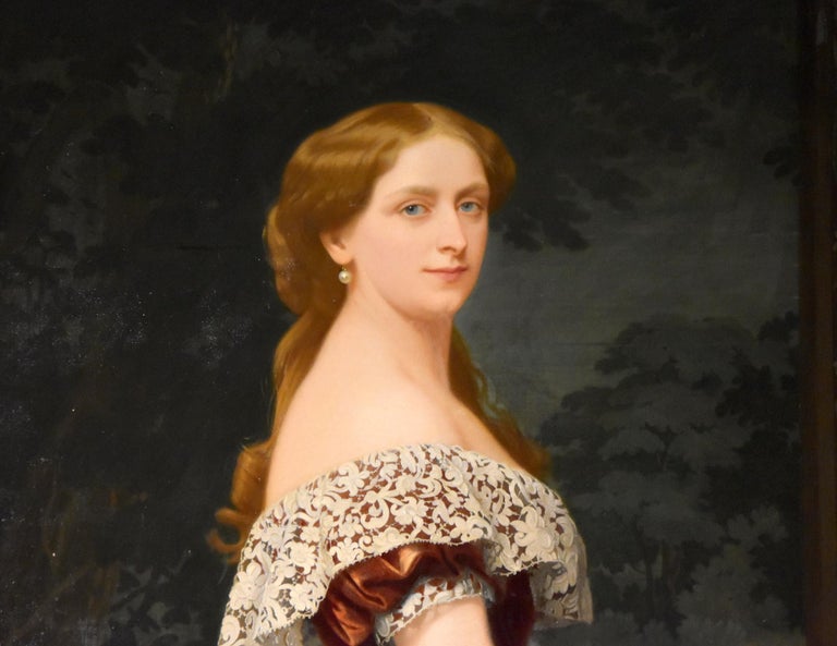 Richard Cosway - Oil Painting Manner of Richard Cosway "Natalie" For ...