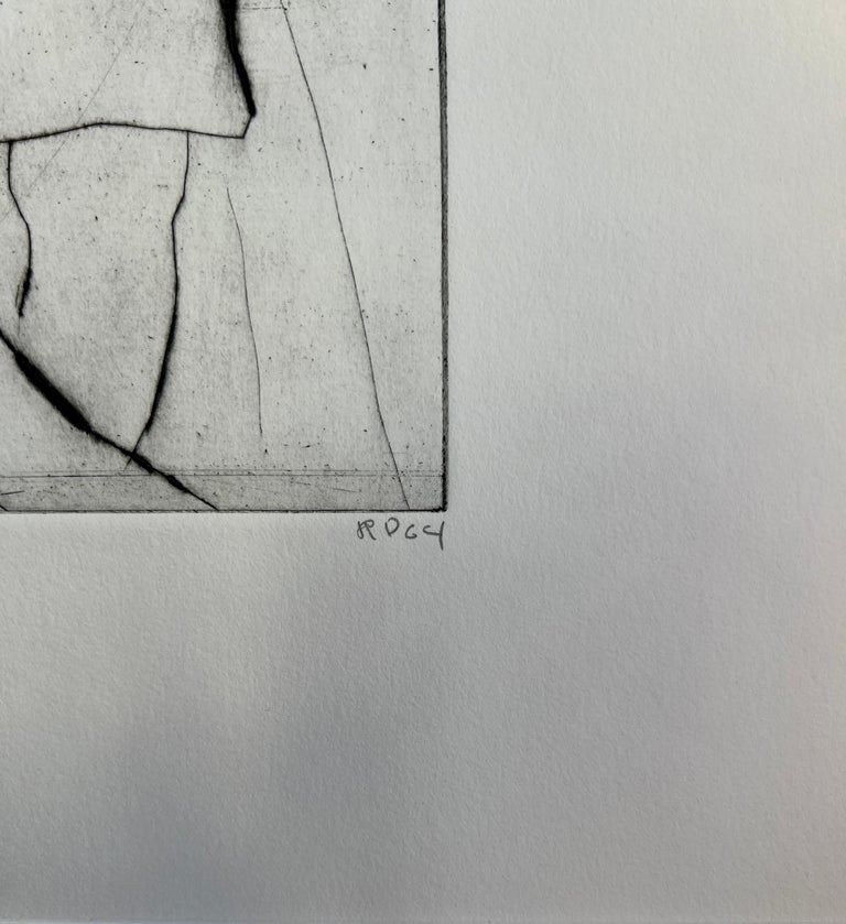 Richard Diebenkorn #28 from 41 Etchings Drypoints Crown Point Press For ...