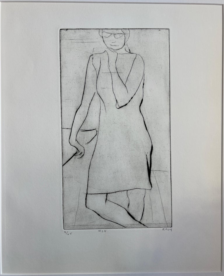 Richard Diebenkorn #28 from 41 Etchings Drypoints Crown Point Press For ...