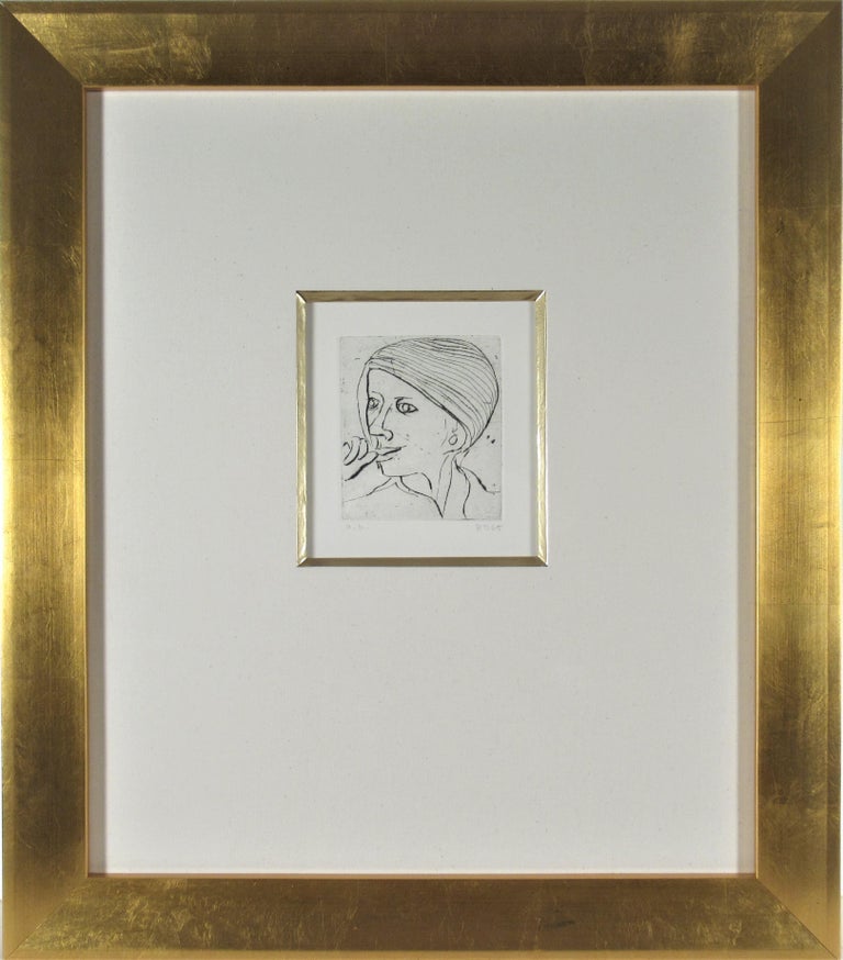 Richard Diebenkorn - "Phyllis #40" from the suite "41 Etchings and ...