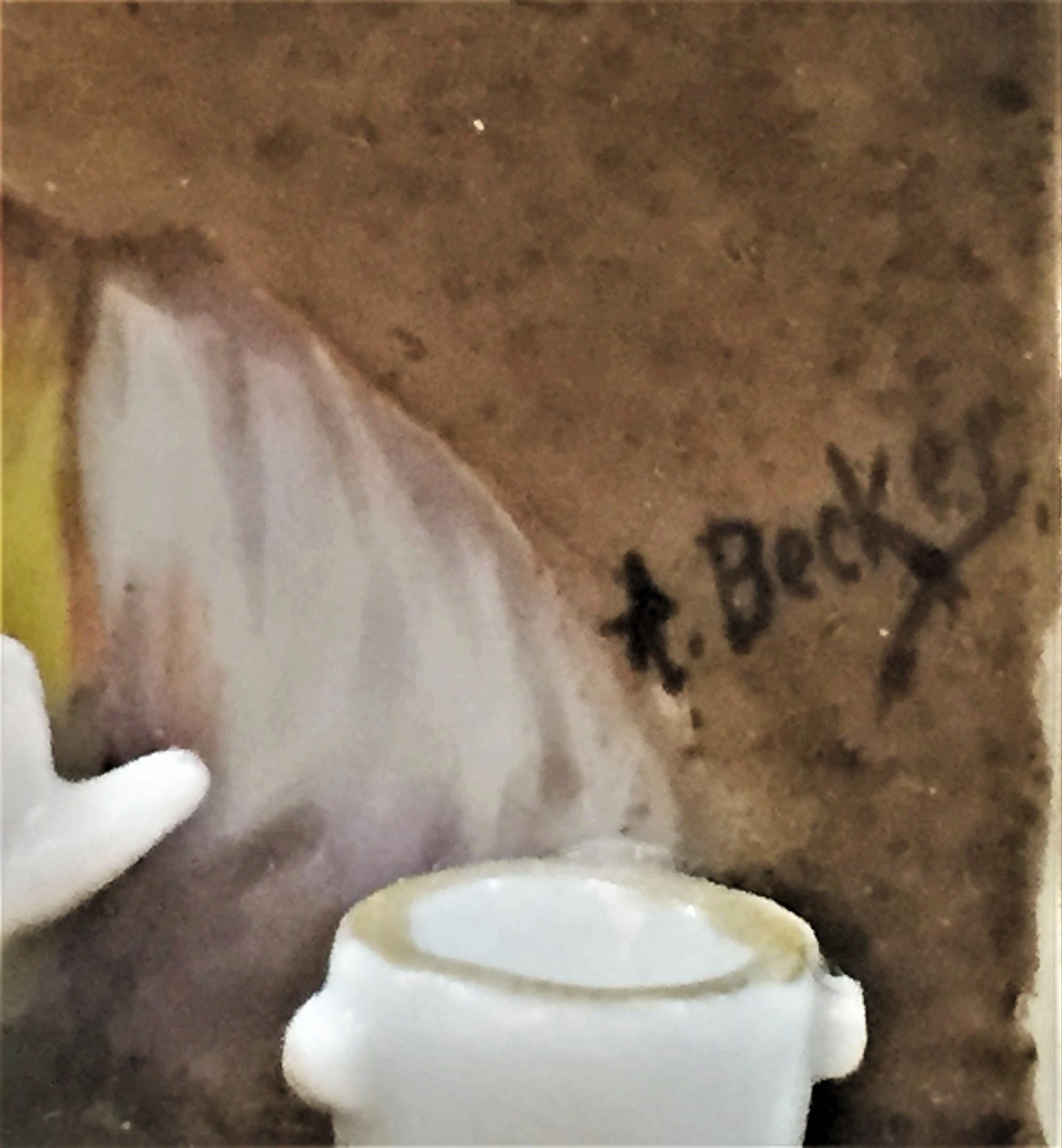 Richard Eckert and Co., an Artist and his Model, German Porcelain Group ...