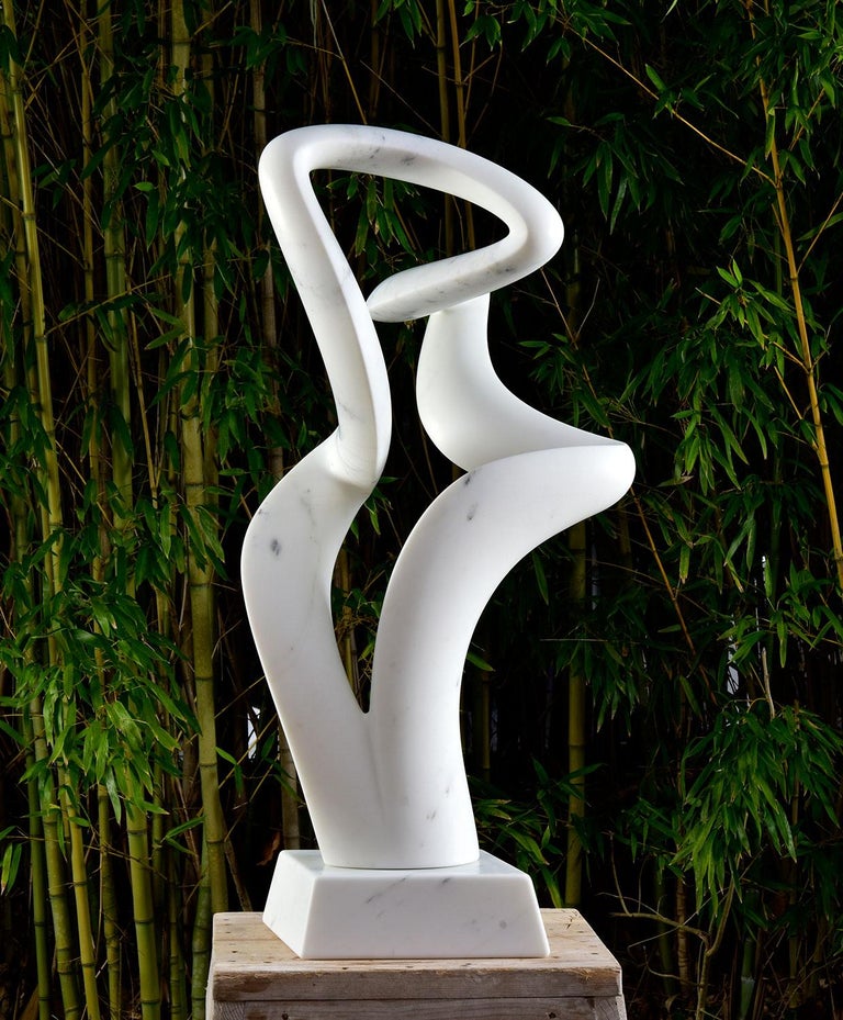 Richard Erdman - "Salient I" abstract marble sculpture For Sale at 1stDibs