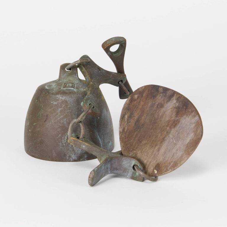 Richard Fisher Bronze Wind Bell for US Bells at 1stDibs